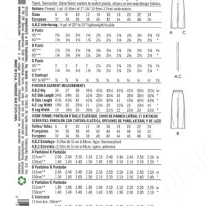 Uncut Simplicity Sewing Pattern 10607 9146 Pants Pattern Size 6-14 16 ...