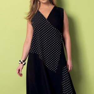 Uncut Butterick Sewing Pattern 6359 Misses'/women's Wrap-front Dresses ...