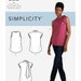 Uncut Simplicity Sewing Pattern 10429 S9045 9045 Misses' Tops With or ...