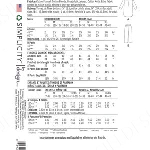 Uncut Simplicity Sewing Pattern 10893 9218 Misses', Men's and Children ...