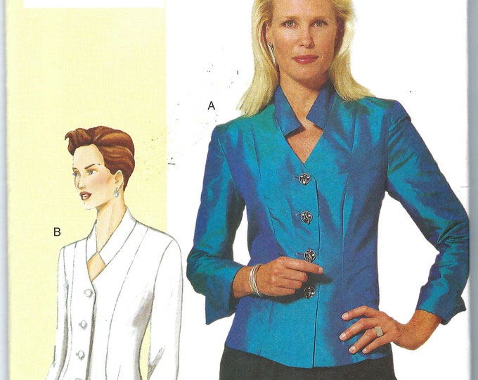 Uncut Vintage Vogue Sewing Pattern 7360. Elegant Blouse Semi-fitted ...
