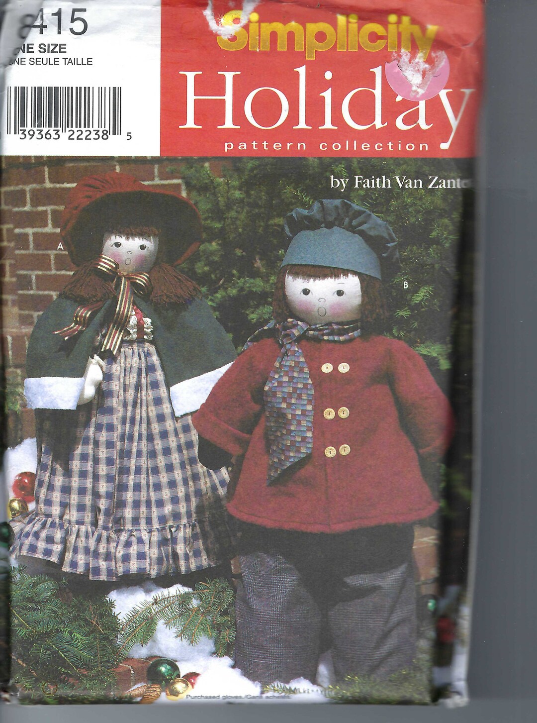 Uncut Vintage Simplicity Sewing Pattern Holiday Simplicity Pattern 8415 ...