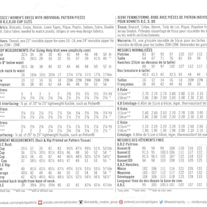 Uncut Simplicity Sewing Pattern 8258 Misses Amazing Fit Dress Round ...