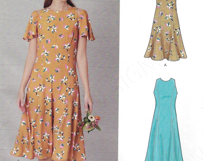 Uncut New Look Sewing Pattern 10531 6652 10531 Misses' Fit and Flared ...