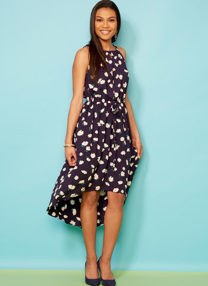 Uncut Kwik Sewing Pattern Sew 4206 Misses' High-low Sleeveless Dresses ...
