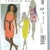 Uncut Simplicity Sewing Pattern 10116 8874 A-line Flared Dress, 2 ...