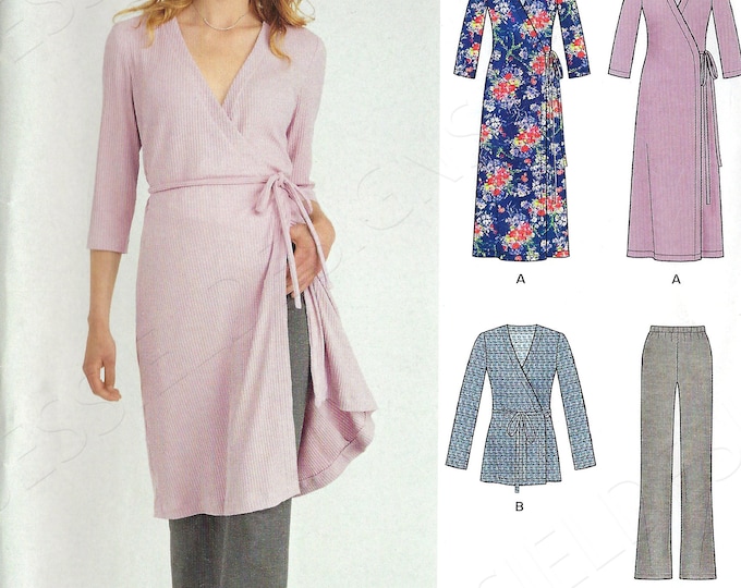 Uncut New Look Sewing Pattern 6581 Dress Shirt Pants Size 8-20 FF - Etsy