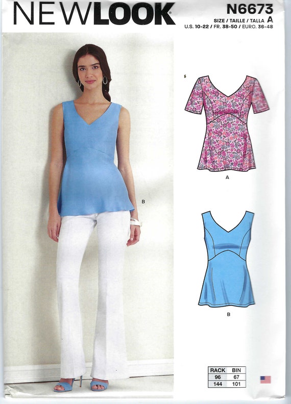 Uncut New Look Sewing Pattern 6673 New Look Sewing Pattern | Etsy