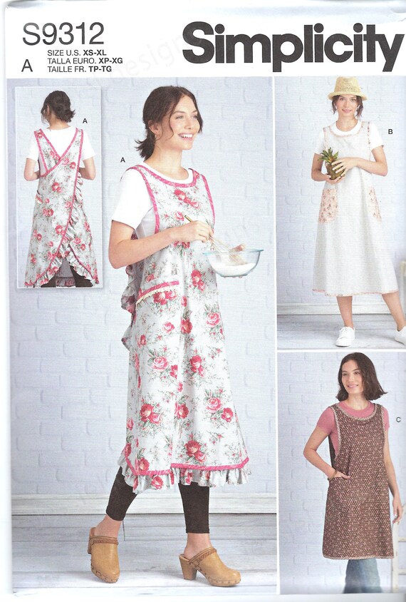 Uncut Simplicity Sewing Pattern 9312 Misses' Wrap Around - Etsy