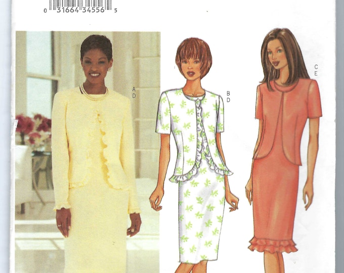 Uncut Butterick Sewing Pattern Misses Sleeveless Fitted Knee Length ...