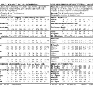 Uncut Simplicity Pattern 8641 Misses' Jumper Dress Size 6-14 16-24 FF ...