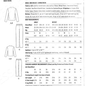 Uncut Simplicity Sewing Pattern 11190 10367 9019 Easy Pajama Tops ...