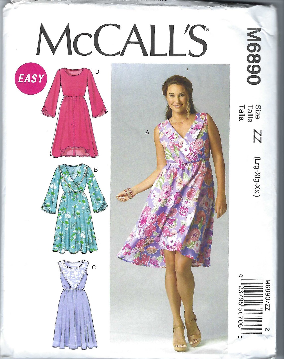 Uncut Mccalls Sew Sewing Pattern Woman Dress Sewing Pattern | Etsy