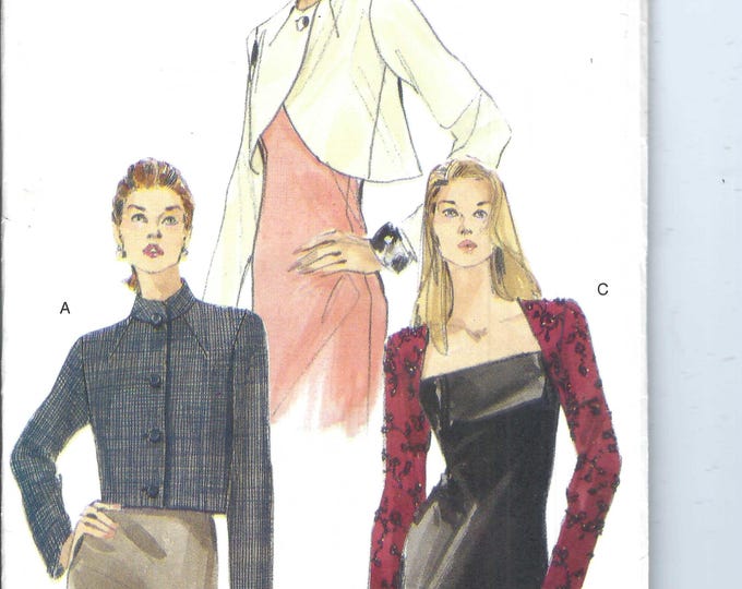 Uncut Vogue Sewing Pattern 7021 Misses Jacket Loose Fitting Lined Above ...