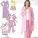 UNCUT Simplicity Sewing Pattern 3696 Misses Pajama Coordinates Pants ...
