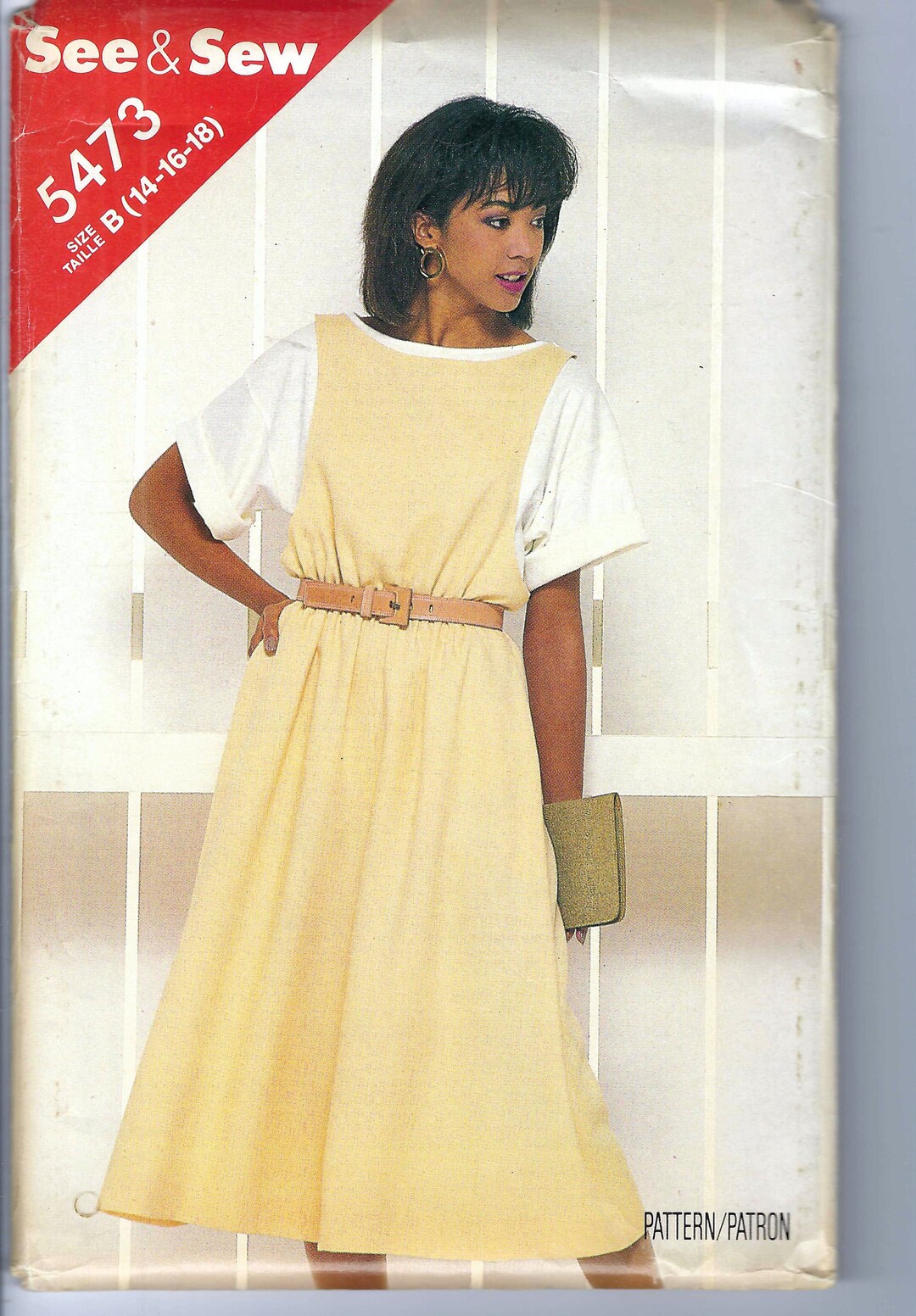 Uncut Vintage Butterick Sewing Pattern 5473 Butterick See Sew Pattern ...