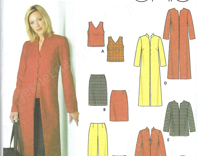 Uncut Simplicity Sewing Pattern 5311 Easy Chic Wardrobe, Misses Jacket ...