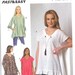 Uncut Butterick Sewing Pattern 6215 Fast and Easy Top Pattern Size Xsm ...