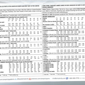 UNCUT Simplicity Sewing Pattern 1069 UNCUT Pattern for Misses Palattzo ...