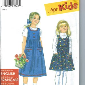 Uncut Vintage Simplicity Sewing Pattern 8340 Child's Jumper Size 3-8 FF ...