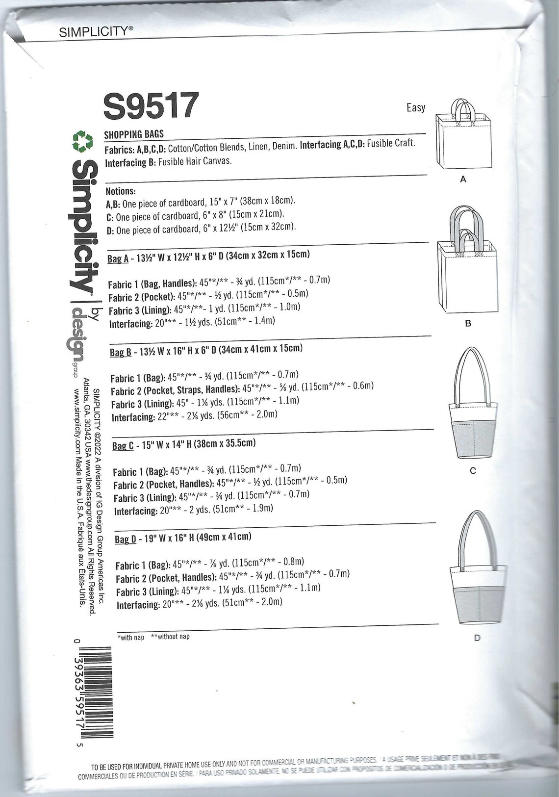 Uncut Simplicity Sewing Pattern Simplicity 9517 Kwik Sew 4325 - Etsy