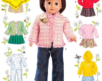 Uncut Simplicity Sewing Pattern 9527 Simplicity Couturier Doll Clothes ...