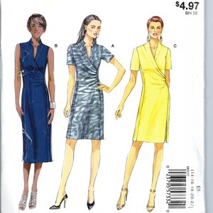 Uncut Mccalls Sew Sewing Pattern 9157 Mccalls Misses Dress Size 14-22 ...