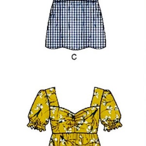 Uncut Simplicity Pattern 10132 8880 Misses' Tops Size 6-14 14-22 FF - Etsy