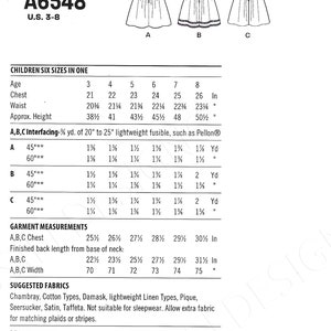 Uncut New Look Sewing Pattern Childs Dress New Look 814 6548 - Etsy