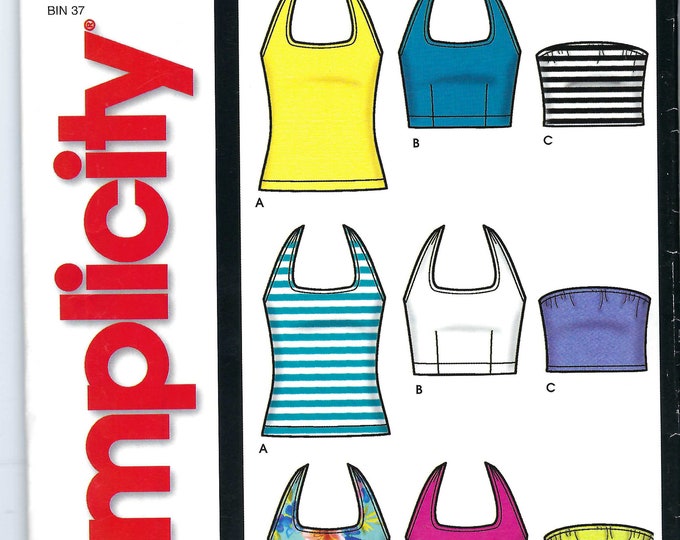 Uncut Simplicity Sewing Pattern Miss Tops Pattern 5529 Size 6-16 FF - Etsy