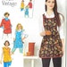 Uncut Simplicity Sewing Pattern 9409 8816 Size XS-XL Apron FF - Etsy