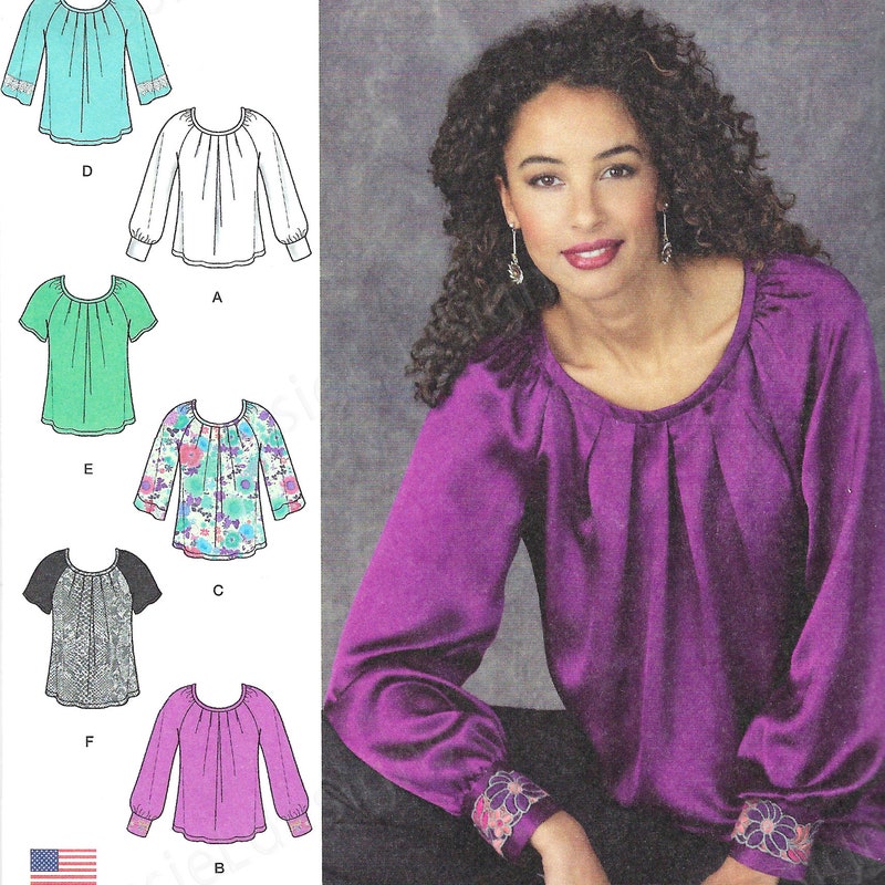 Peasant Blouse Pattern - Etsy