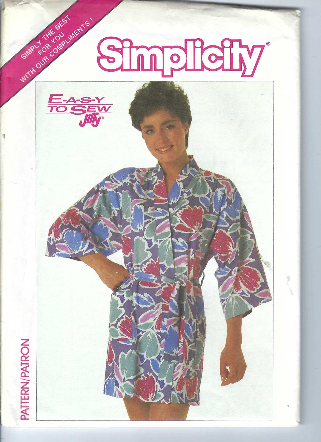 Uncut Vintage Simplicity Sewing Pattern 0017 Complimentary Shortie ...