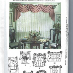 Uncut Simplicity Sewing Pattern Window Dressing Decor 7721 Simplicity ...