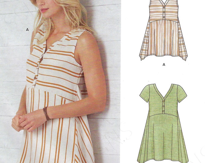 Uncut New Look Sewing Pattern 10537 6658 Pullover Top or Tunic Sewing ...
