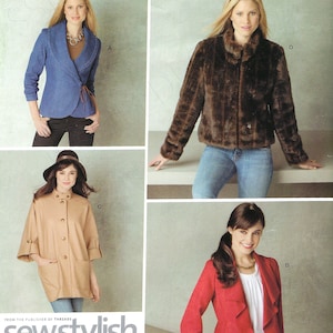 Uncut Simplicity Sewing Pattern 2150 Misses Jackets Size 6/14 14/22 FF ...