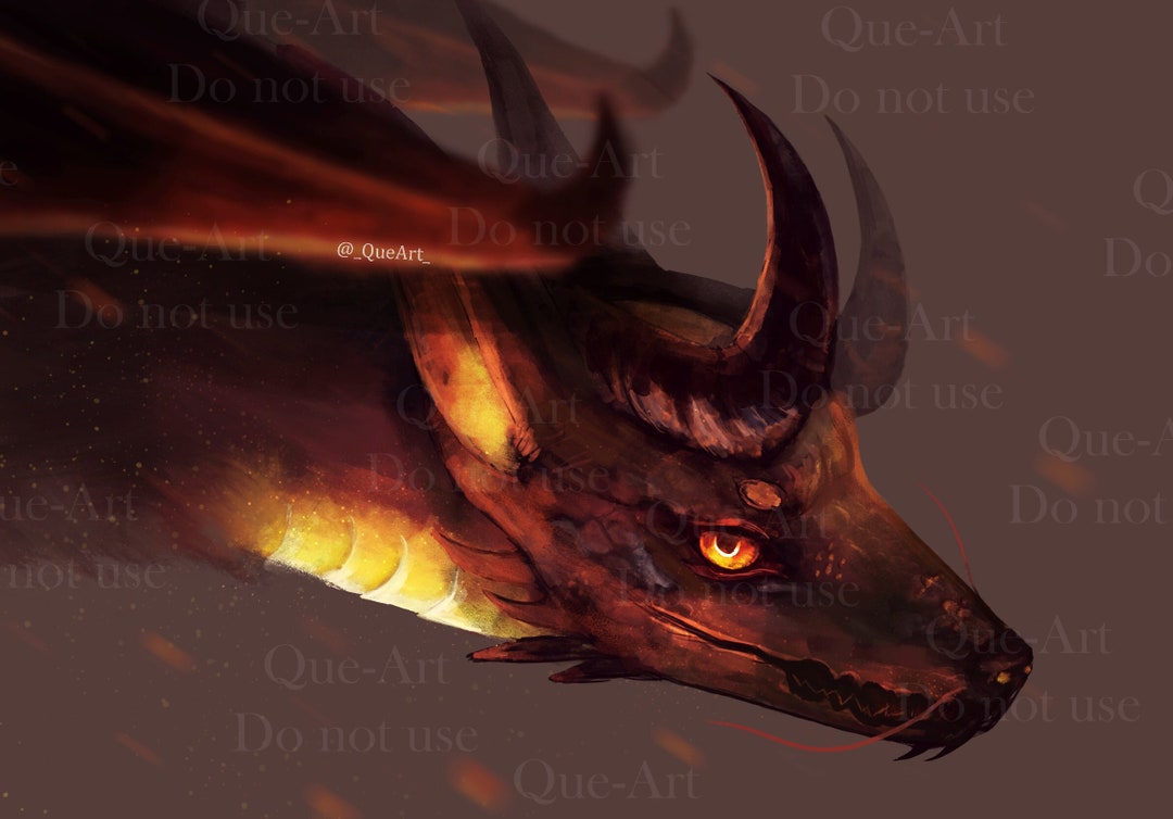 Fantasy Dog Creature Design Wallpaper Digital Print - Etsy