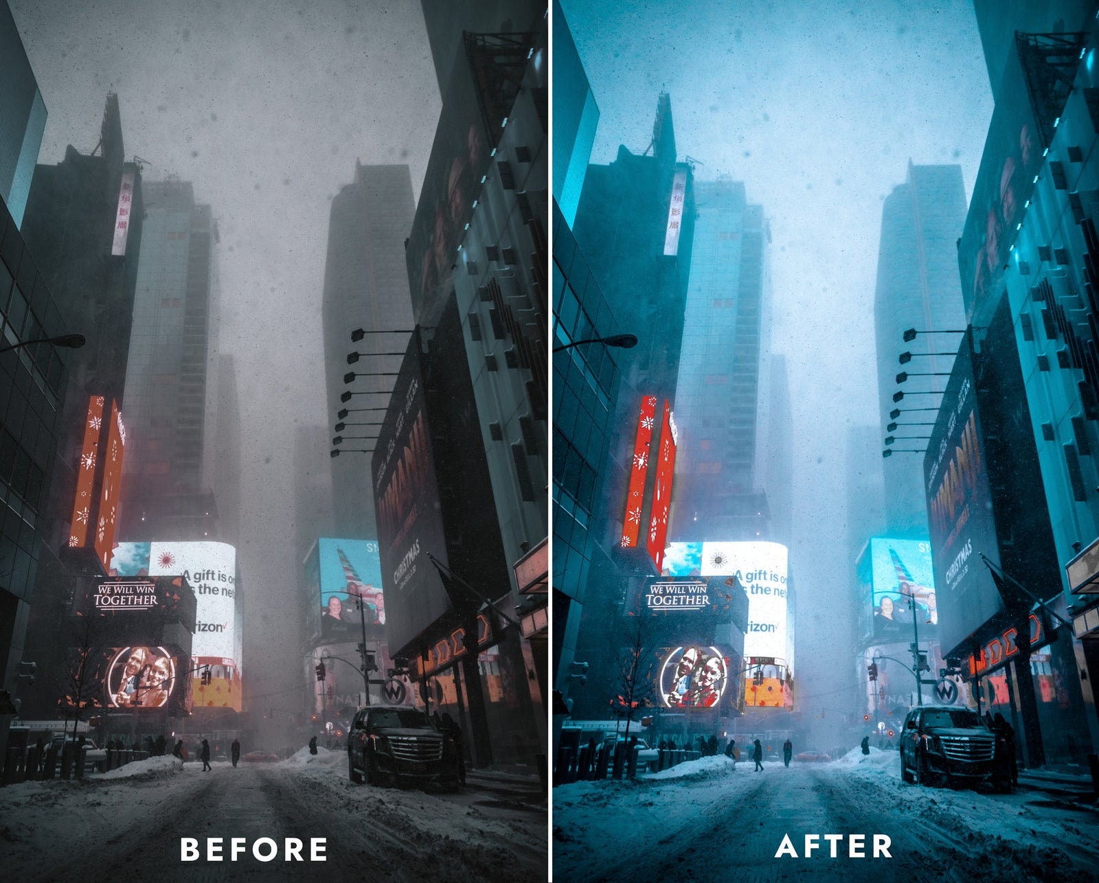 5 STREET LIGHT Presets and Luts Photo and Video Premiere Pro, After ...