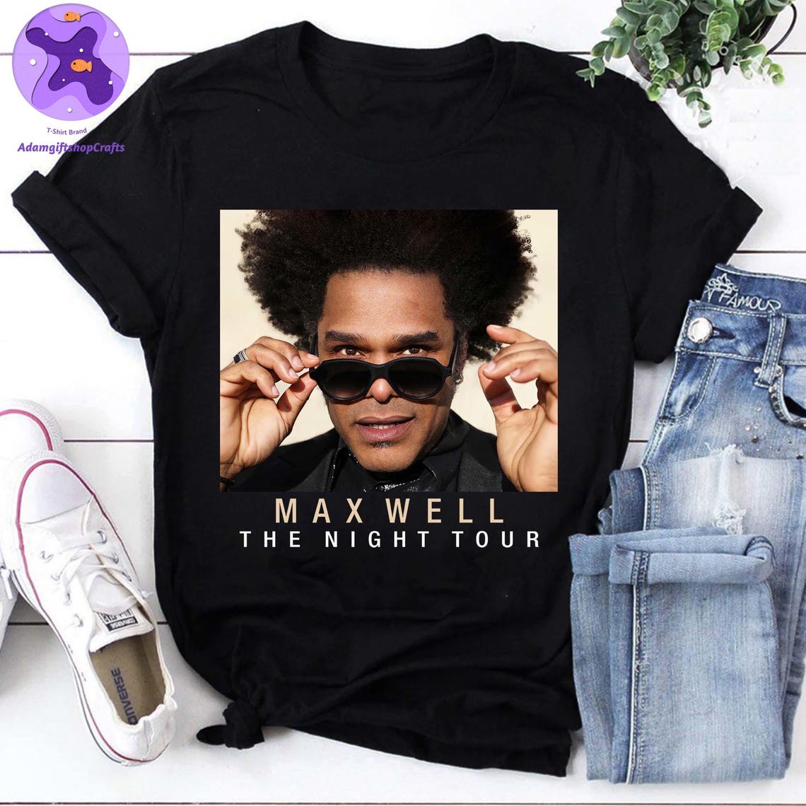 Wel Maxwell the Night Tour Tshirt, Maxwell Tour Shirt, Maxwell Concert ...