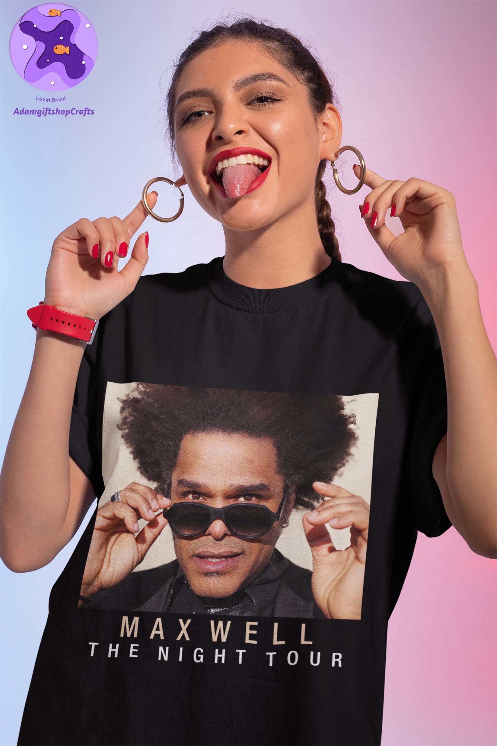 Wel Maxwell the Night Tour Tshirt, Maxwell Tour Shirt, Maxwell Concert ...