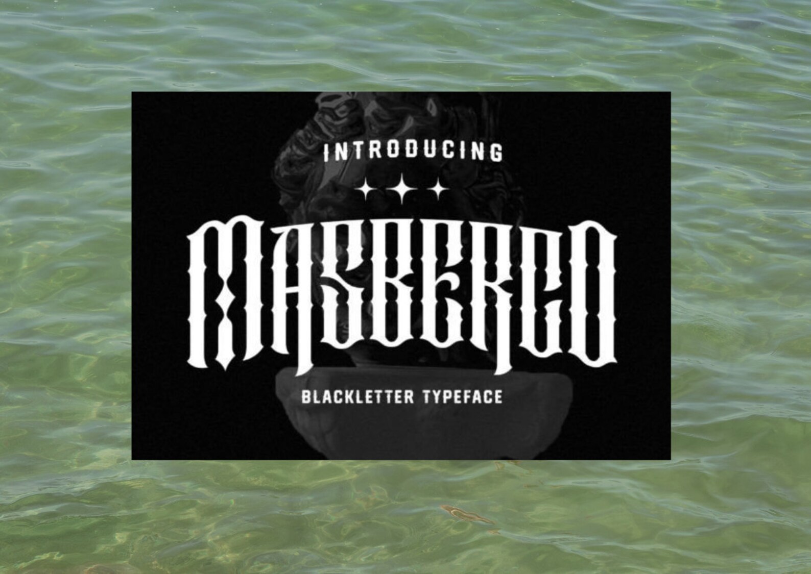 Masberco Retro Font Bold Serif, Tattoo Styles, Ancient Medieval ...