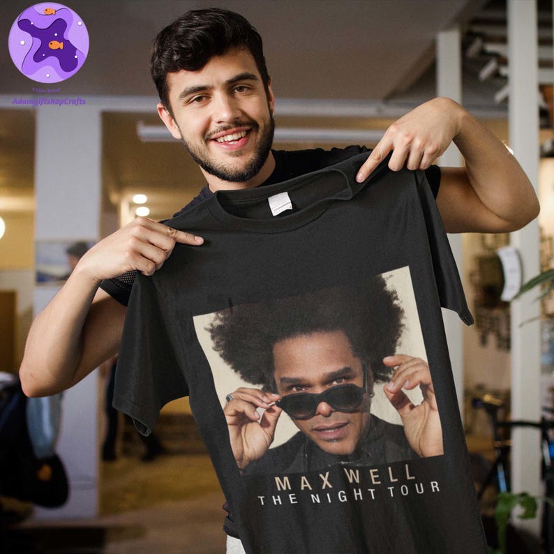 Wel Maxwell the Night Tour Tshirt, Maxwell Tour Shirt, Maxwell Concert ...
