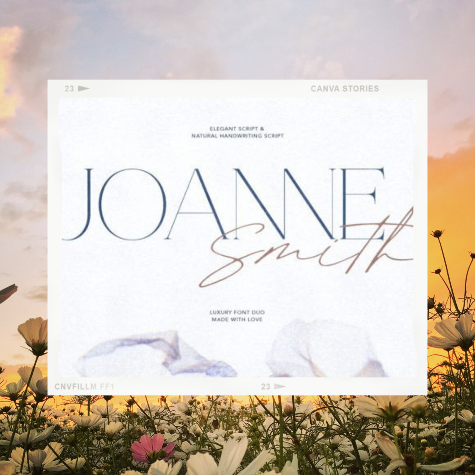 Joanne Smith Font Elegant Font, Bold Font, Custom Font, Handwritten ...