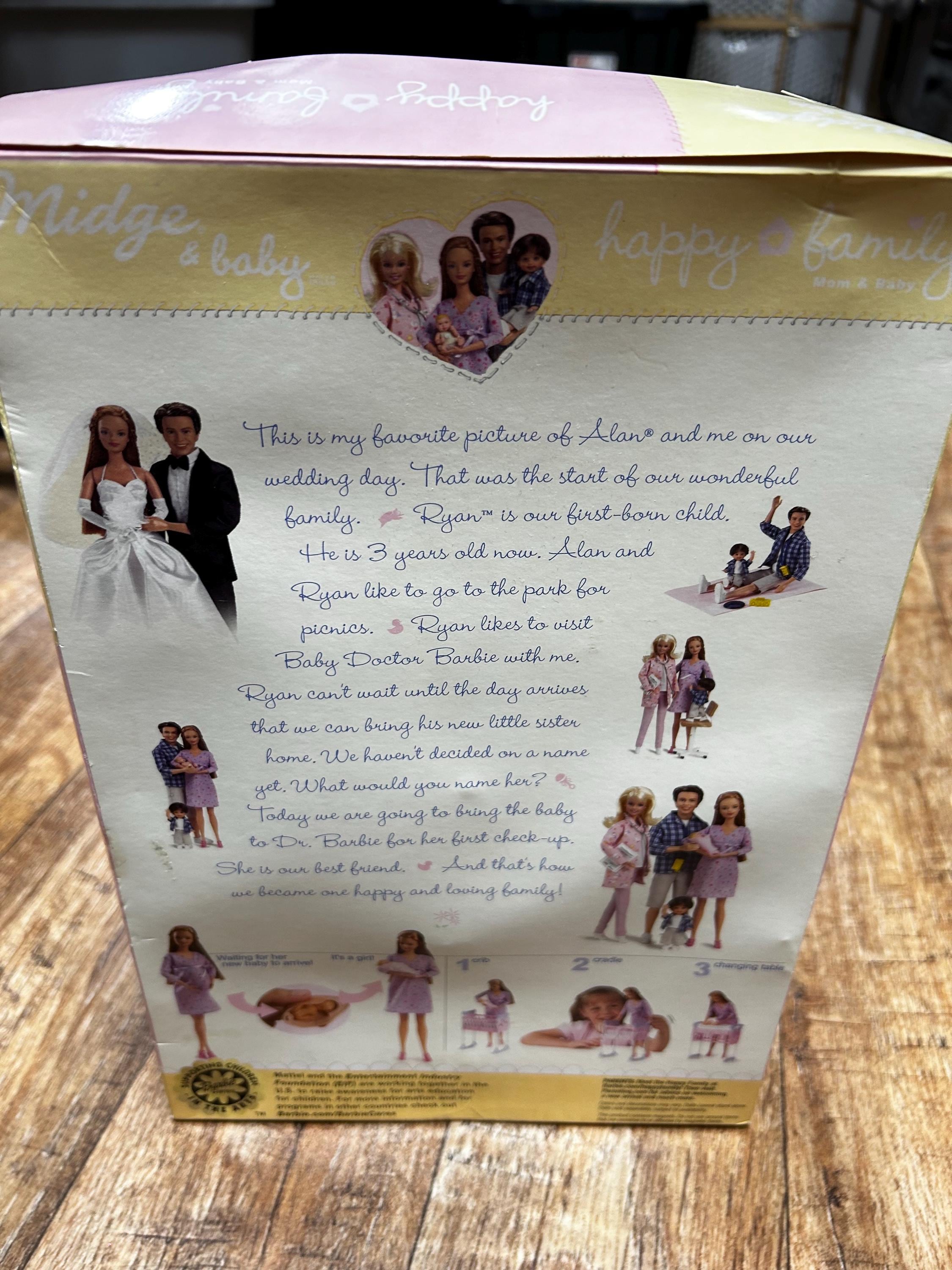 Barbie Happy Family Pregnant Midge & Baby Doll 2002 NIB New - Etsy