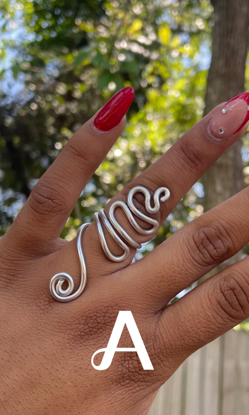 Loopy Wire Adjustable Rings - Etsy