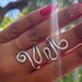 Loopy Wire Adjustable Rings - Etsy