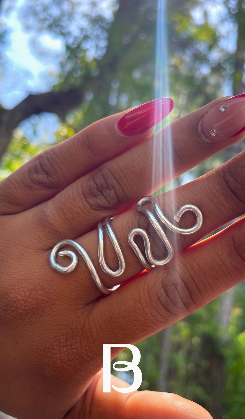 Loopy Wire Adjustable Rings - Etsy
