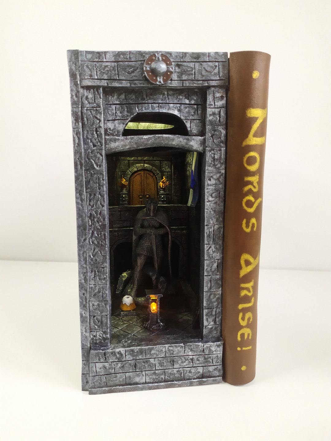 Handmade Night Light "temple of Talos", Illuminated Video Game Diorama ...