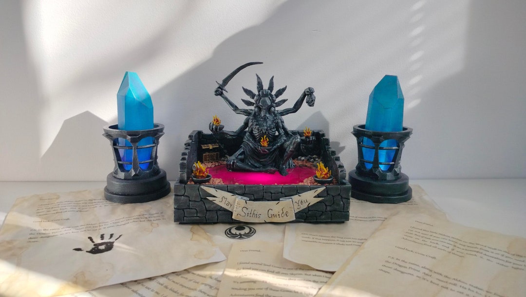 The Shrine of Sithis, Led Lamp, Home Diorama With Illumination ...