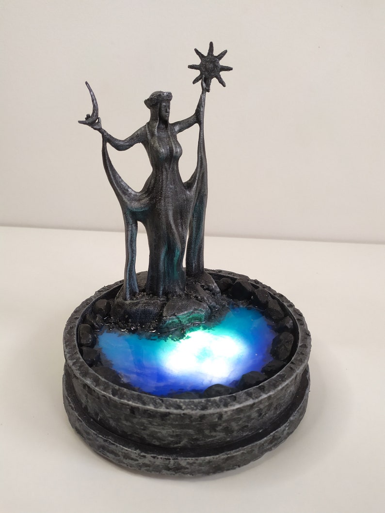 Handmade Skyrim Azura Night Light, Gamer Decor - Etsy